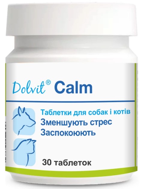 Витаминно-минеральная добавка Dolfos Dolvit Calm для борьбы со стрессом 30 таблеток - доставка ...