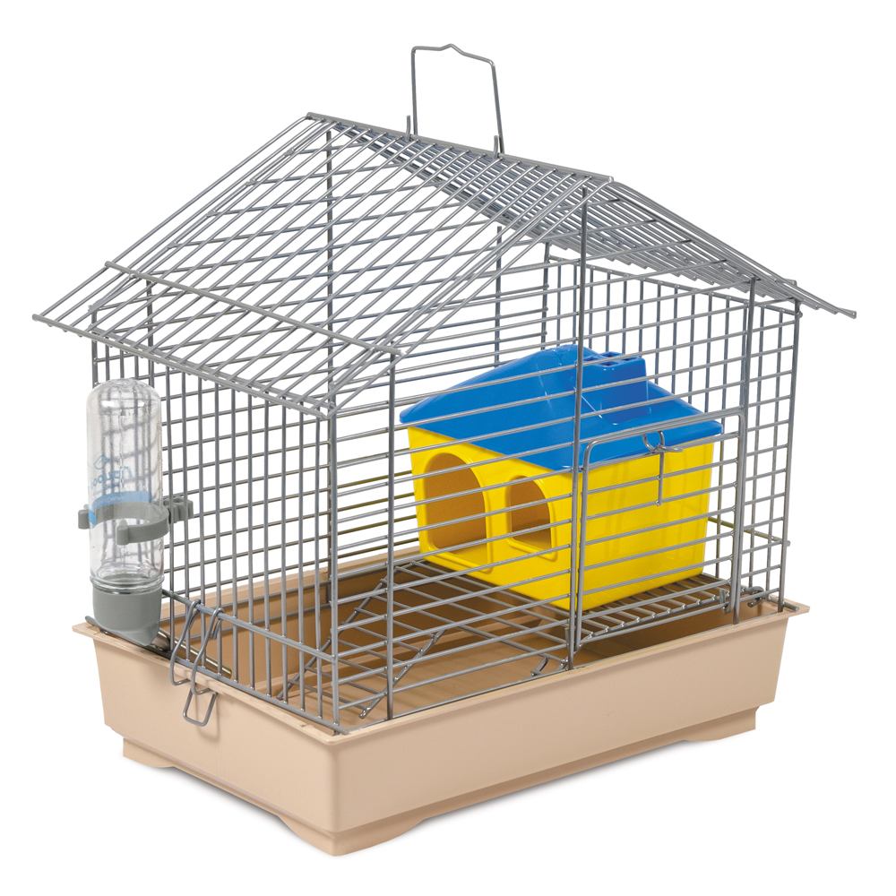 Купить Клетка для грызунов Природа «Джунгарик» с домиком, хром, бежевая ...
