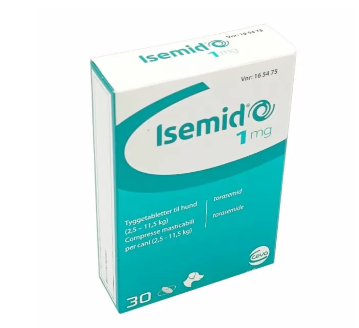 Купити Сечогінний засіб для собак CEVA Isemid (Ісемід) 1 мг 30 таб в ...