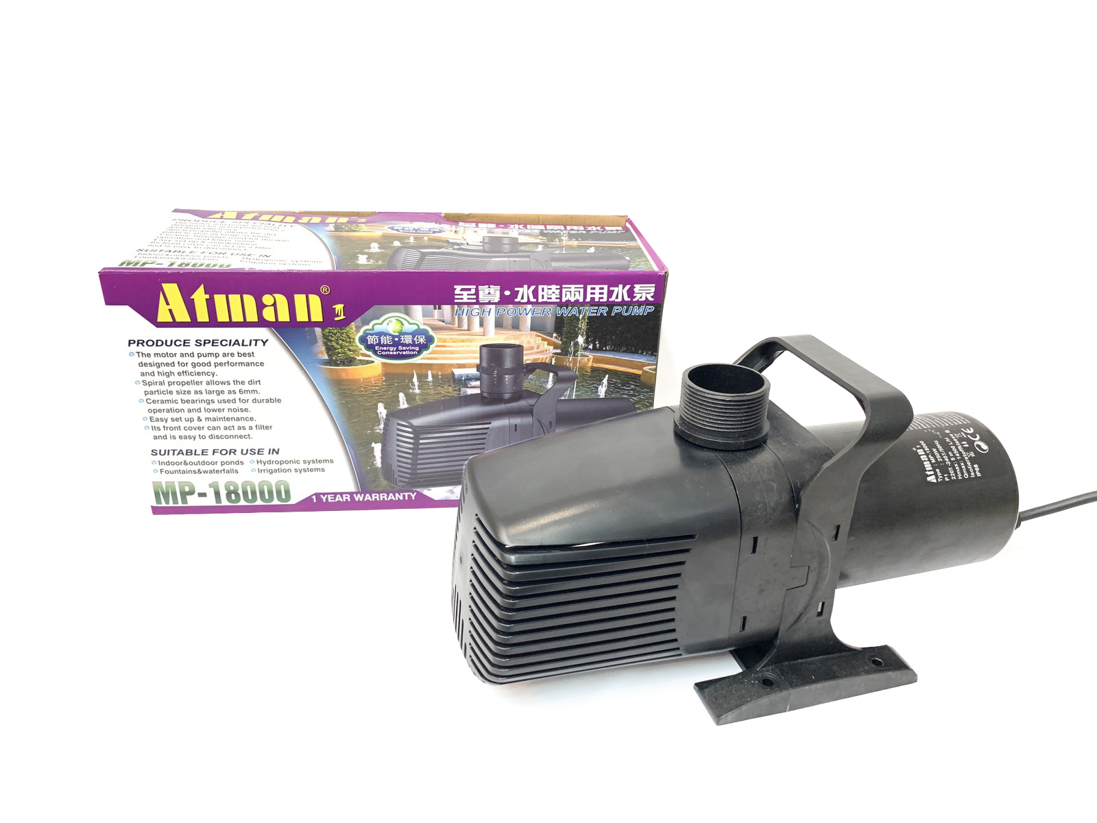 Купить Насос для пруда Atman MP-18000 , 14500 л/ч в ZooCool - Цена 7 ...