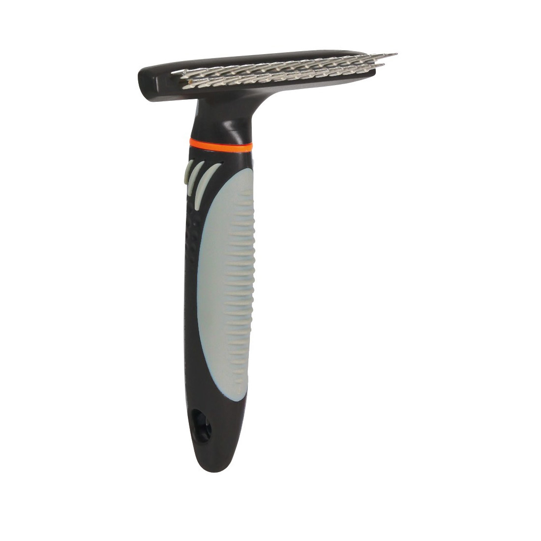 Двухрядная расческа-грабли Trixie с переменным зубом 10 х 15 см ...